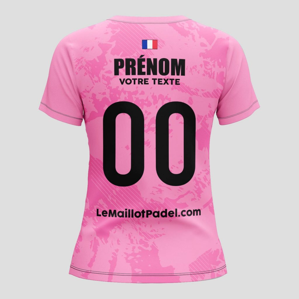 Tenue Padel Octobre Rose - Le Maillot Padel | Personnalisable